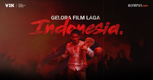 Gelora Film Laga Indonesia - Visual Interaktif Kompas